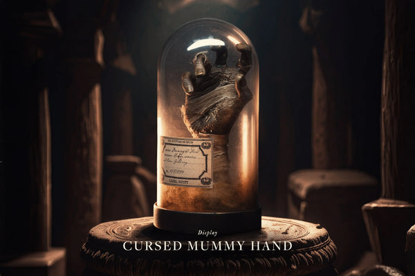 Handmade Cursed Mummy Hand in Glass Globe - Ancient Egypt Prop – Grim ...